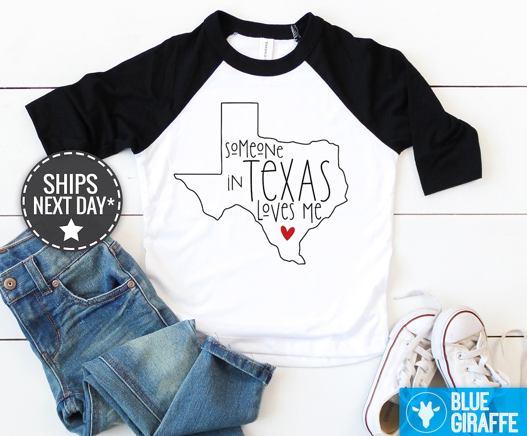 Someone in Texas Loves Me Baby Toddler Shirt, Texas Baby Clothes, Loved ...