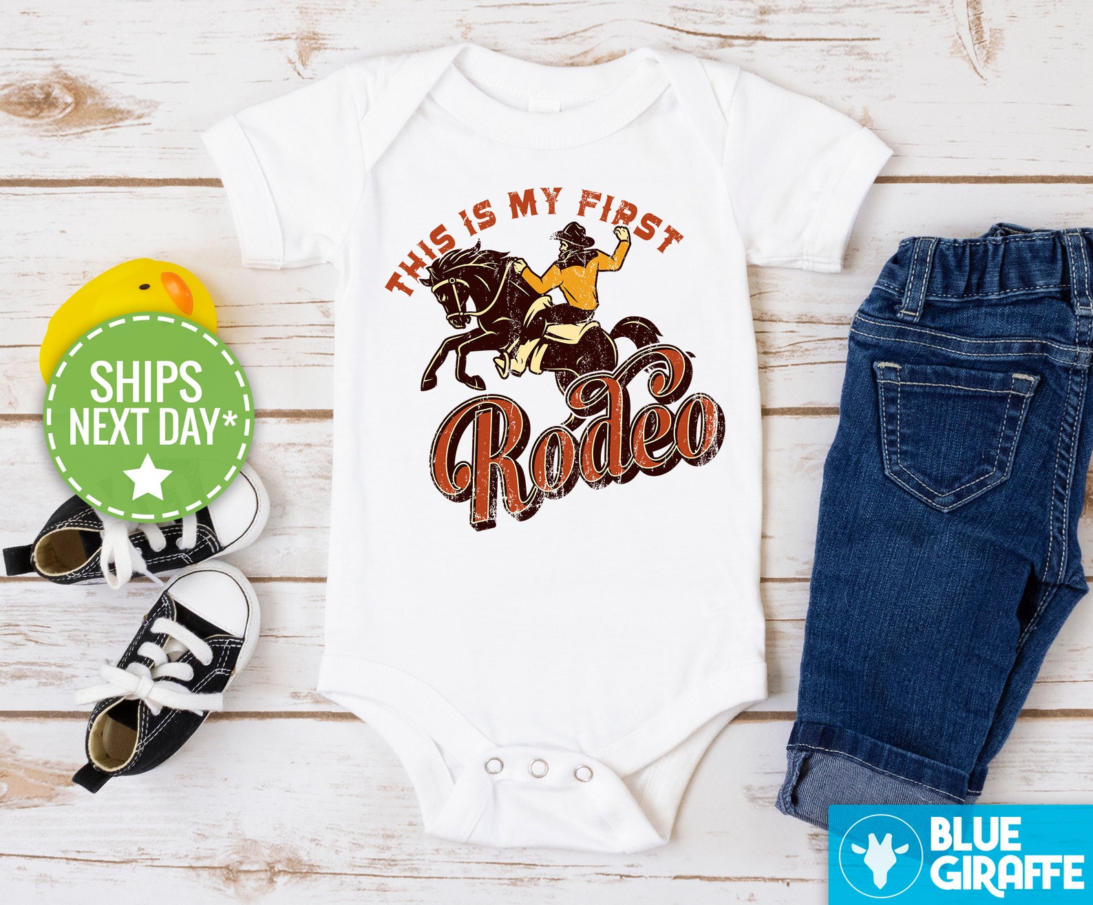 This is My First Rodeo Onesie®, Horse Rodeo Baby Bodysuit, Cute Rodeo ...