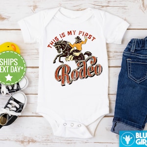 This is My First Rodeo Onesie®, Horse Rodeo Baby Bodysuit, Cute Rodeo ...