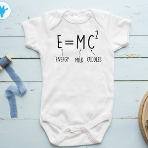 Science Bodysuit EMC2 Onesie® Funny Baby Clothes geek Bodysuit, Baby ...