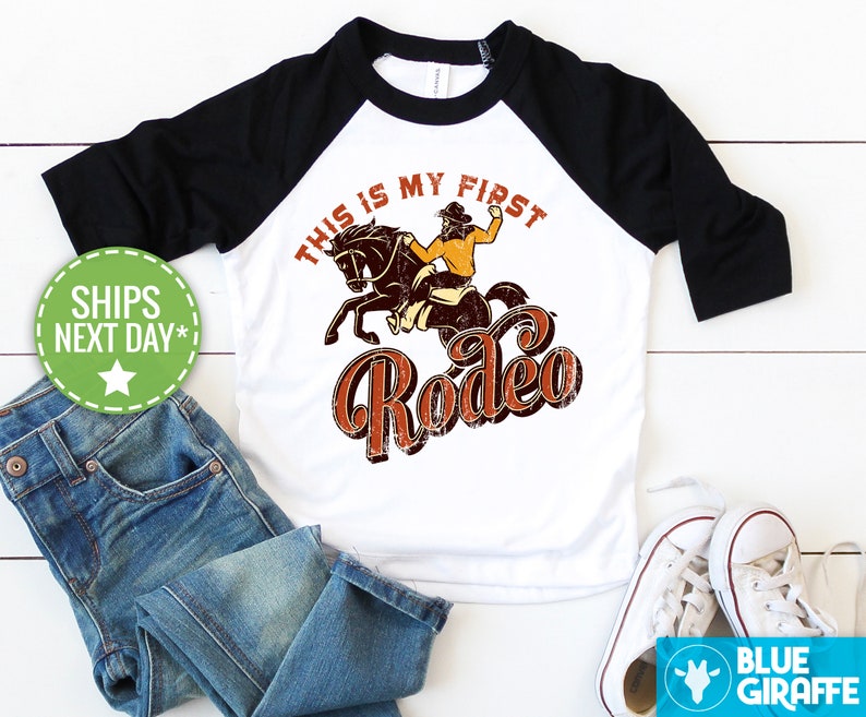This is My First Rodeo Onesie® Horse Rodeo Baby Bodysuit - Etsy