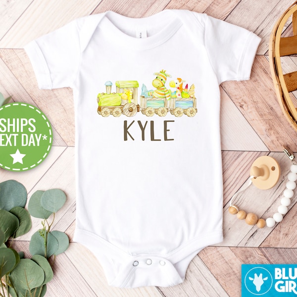 Train Onesie - Etsy