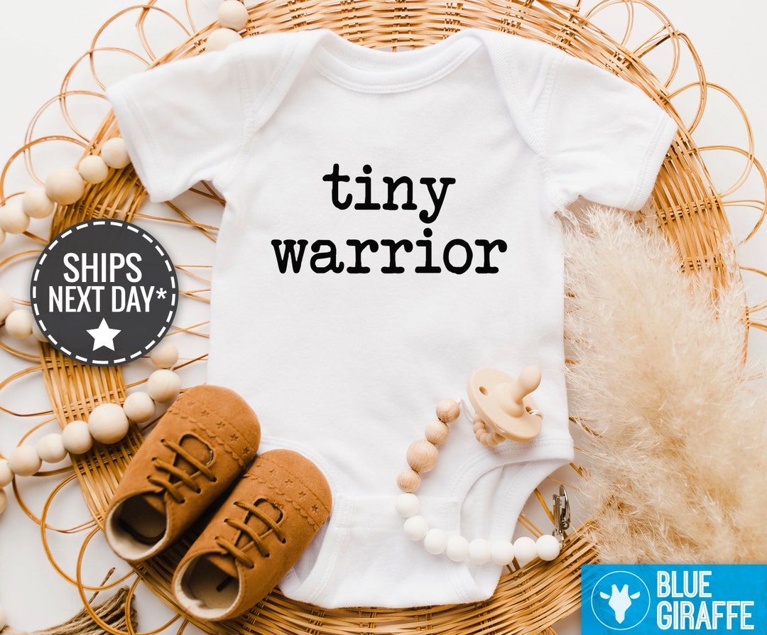 NICU Baby Onesie®, Tiny Warrior Baby Onesie®, Cute Preemie Baby Onesie ...