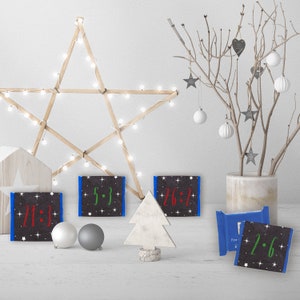 Advent Calendar for Children MATH TASKS 1x1 Banderoles - Etsy