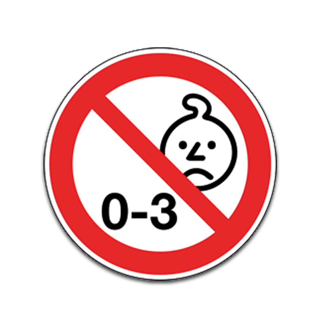 Sticker Warning, 100 Stickers Warning 0-3 Warning Labels, Product ...