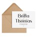 Wedding Card Including Envelope YES PERSONALIZED Wedding Gift ...