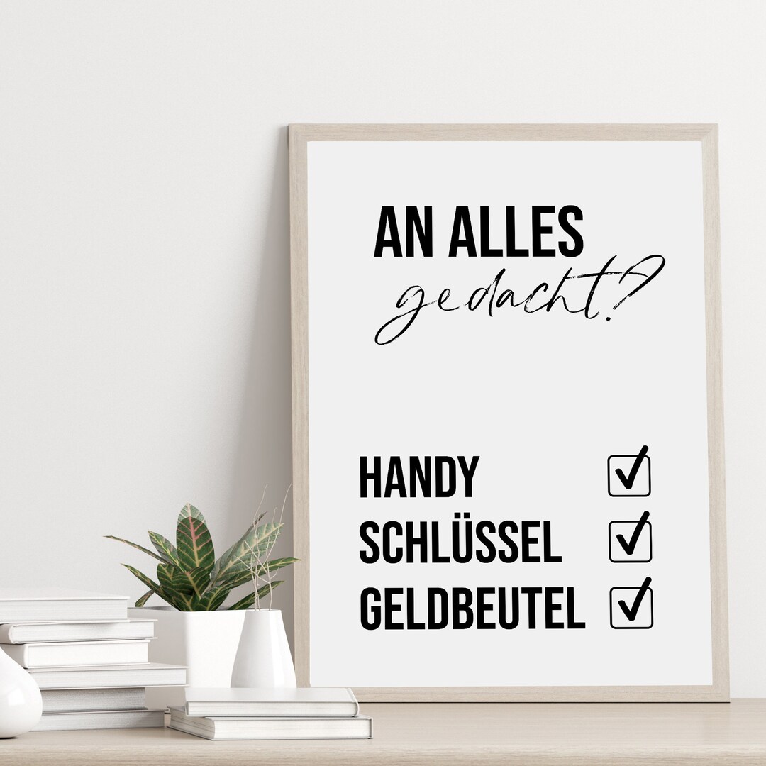 Poster Entrance Area MOBILE PHONE, KEYS, WALLET Welcome Sign - Etsy