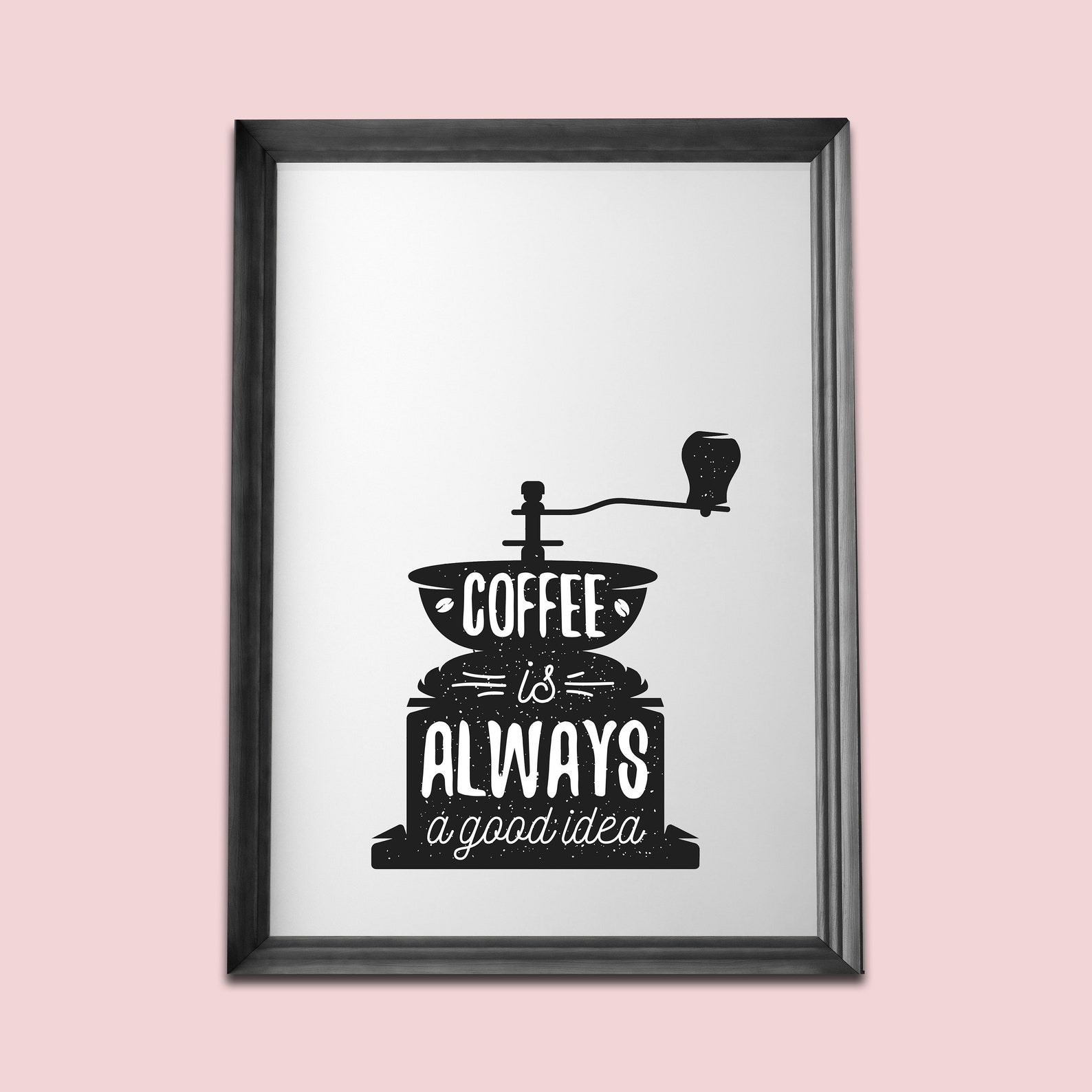 Poster kitchen poster coffee grinder kitchen poster A3 | Etsy