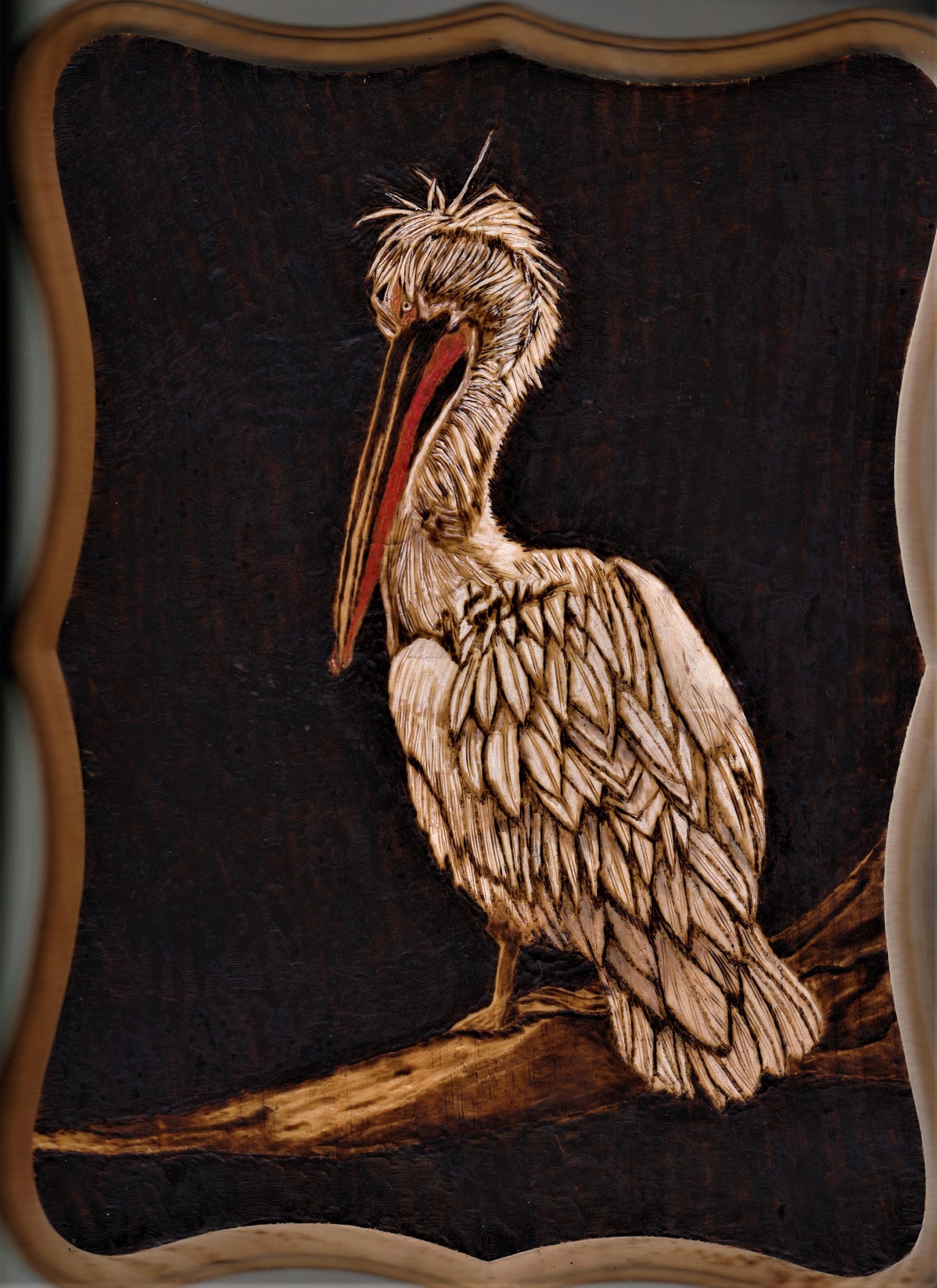 Pelican Wood Burning - Etsy