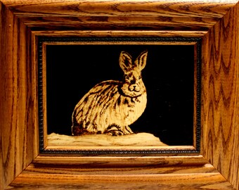 Rabbit Wood Burning - Etsy