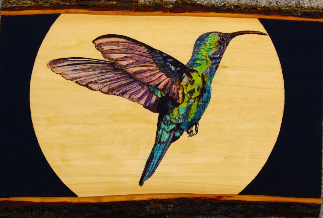 Hummingbird Wood Burning - Etsy