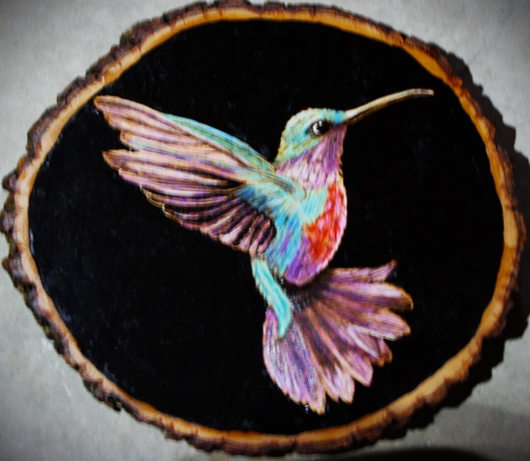 Hummingbird 3 Wood Burning - Etsy