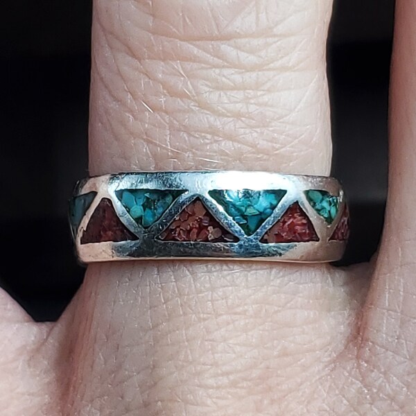 Turquoise Inlay Ring - Etsy