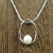 16 Inch Sterling Silver Singular White Pearl Fancy Necklace - Etsy