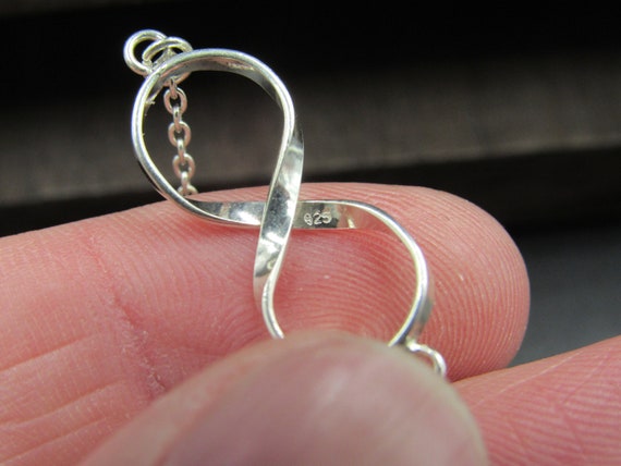 7" Sterling Silver Chain Infinity Symbol Bracelet Vin… - Gem