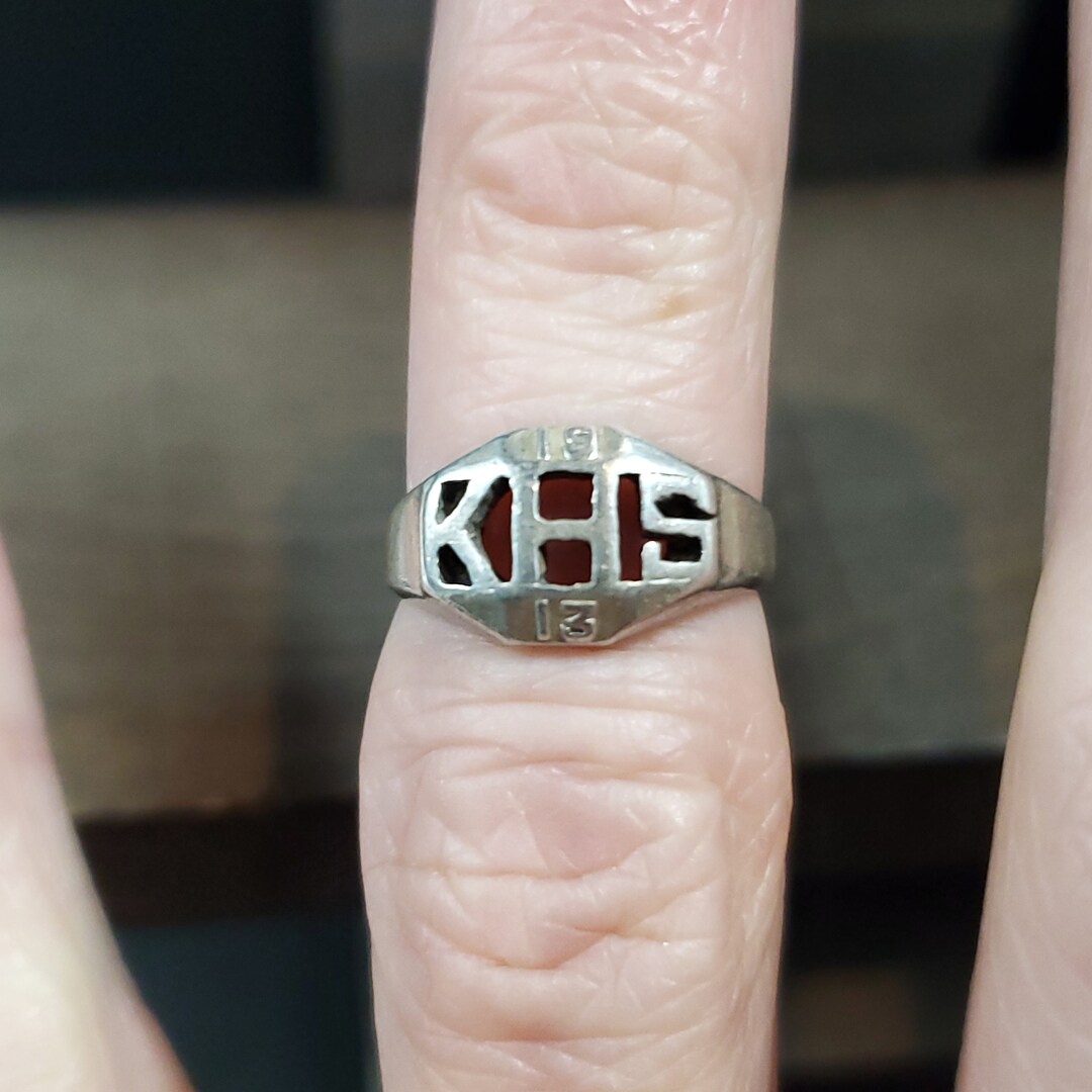 Size 3.5 925 Sterling Silver KHS 1913 School Ring - Etsy