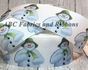 Snowman ribbon | Etsy