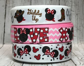 Mickey Mouse Christmas Ribbon - Etsy