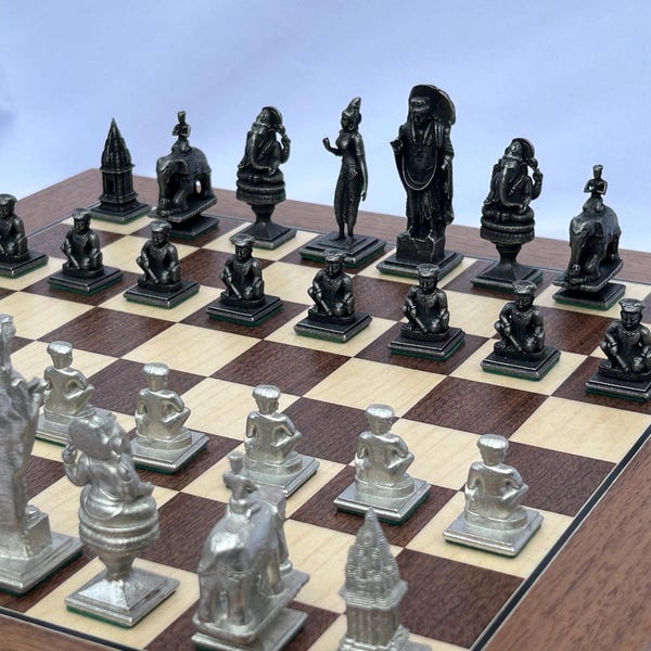 Indian Chess Set - Etsy