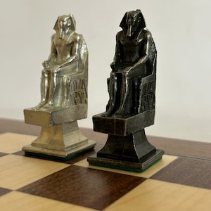 Ancient Egypt Gift Egyptian Chess Set Pewter - Etsy