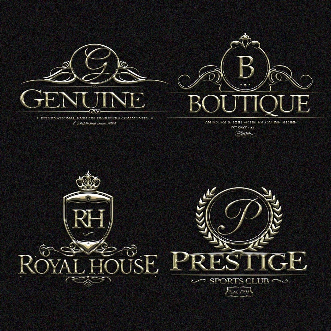 Premade Crest Logo Design, Custom Logo, Logo Service, Premade Logo ...