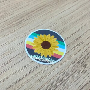 Sunflower Disability Flag Sticker - Etsy