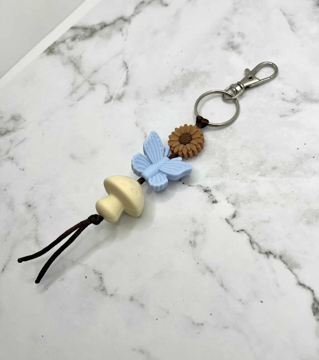 Blue Butterfly Fidget Keychain - Etsy