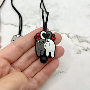 Fidget Jewelry Cute Cats Necklace - Etsy