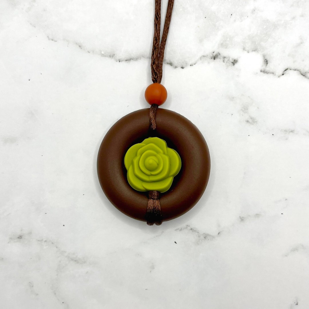 Fidget Jewelry Succulent Spinner Necklace - Etsy