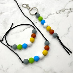 Disability Pride Fidget Jewelry Necklace/bracelet/keychain - Etsy