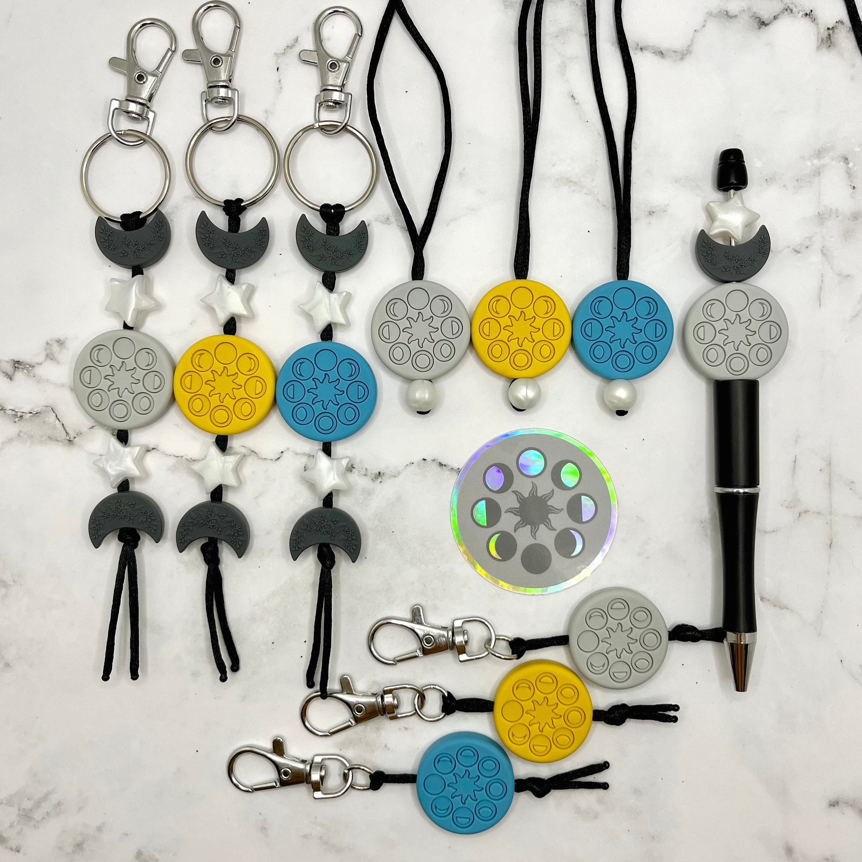 Exclusive Moon Phases Fidget Pen by Artisxan - Etsy