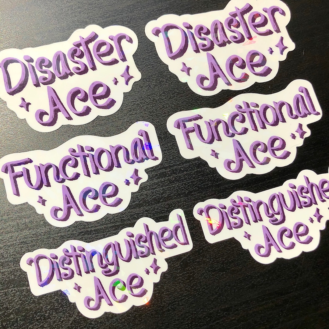 Ace Alignment Stickers -disaster Ace, Functional Ace, Distinguished Ace ...
