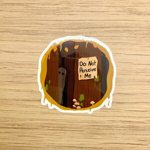 Do Not Perceive Me Cryptid Sticker - Etsy