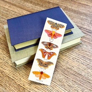 Moth Types Bookmark - Etsy