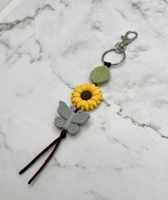 Butterfly Garden Fidget Keychain - Etsy