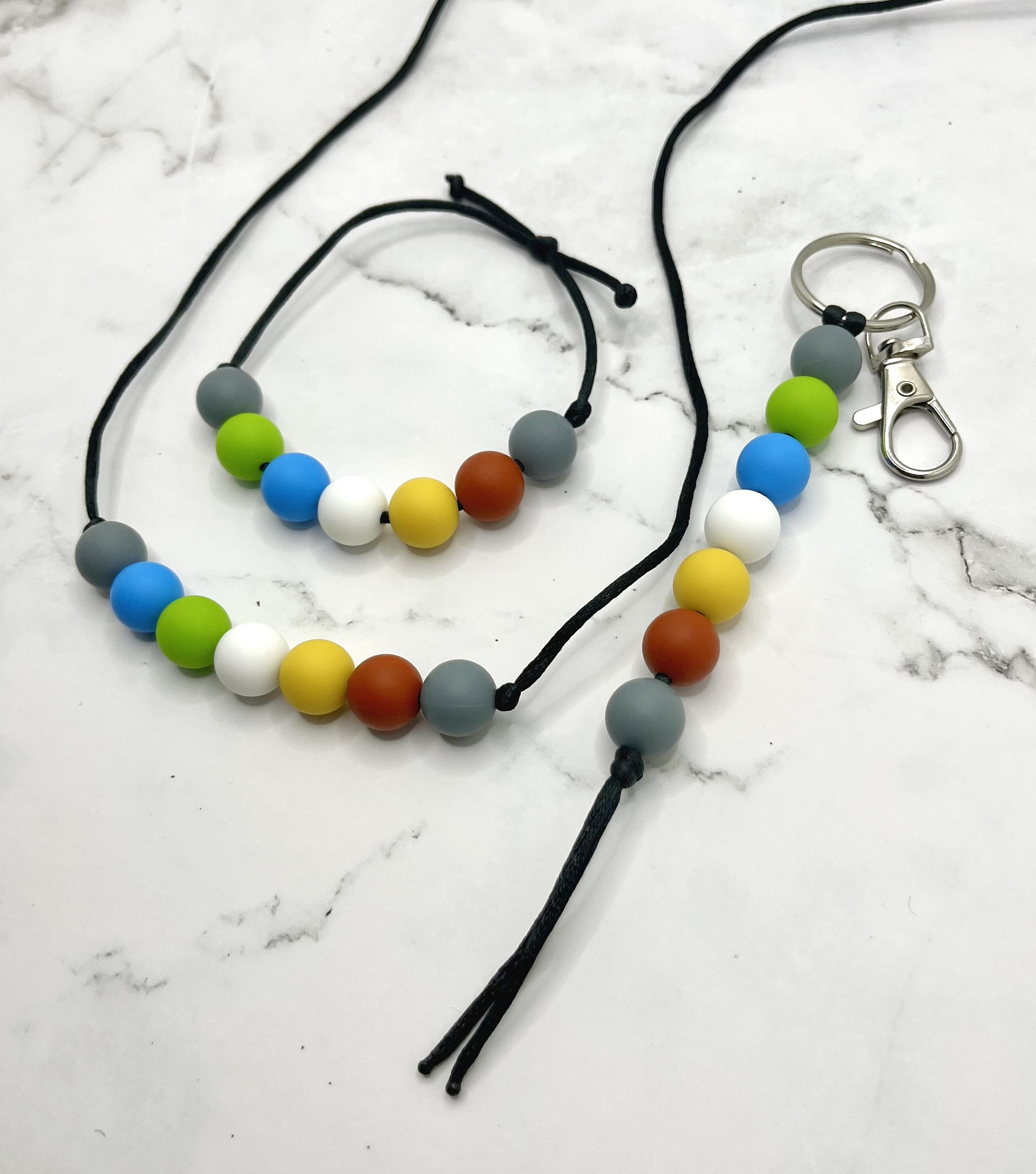 Disability Pride Fidget Jewelry Necklace/bracelet/keychain - Etsy