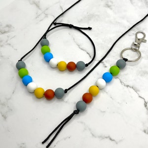 Disability Pride Fidget Jewelry Necklace/bracelet/keychain - Etsy