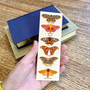 Moth Types Bookmark - Etsy