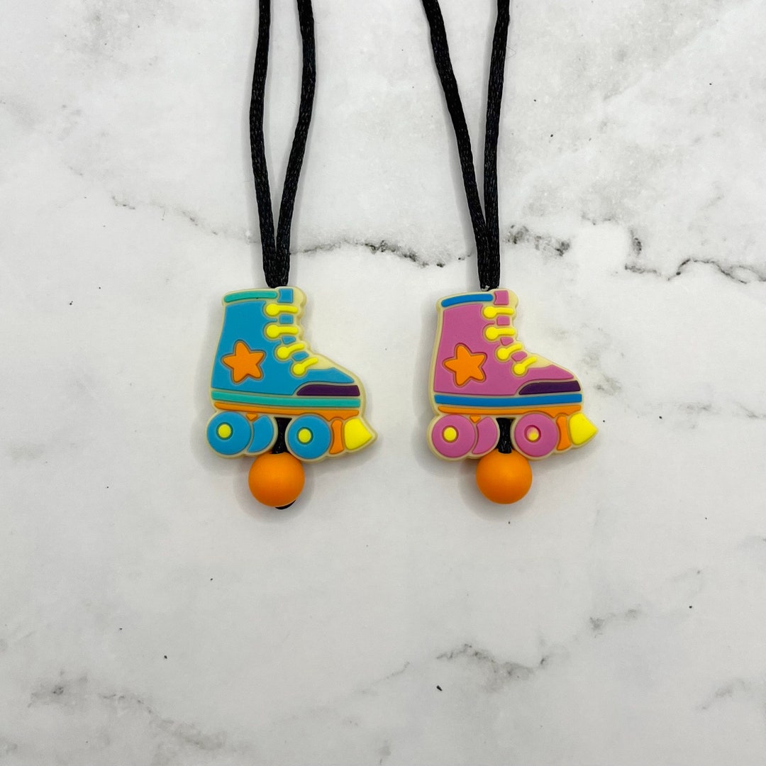 Fidget Jewelry Roller Skate Necklace - Etsy