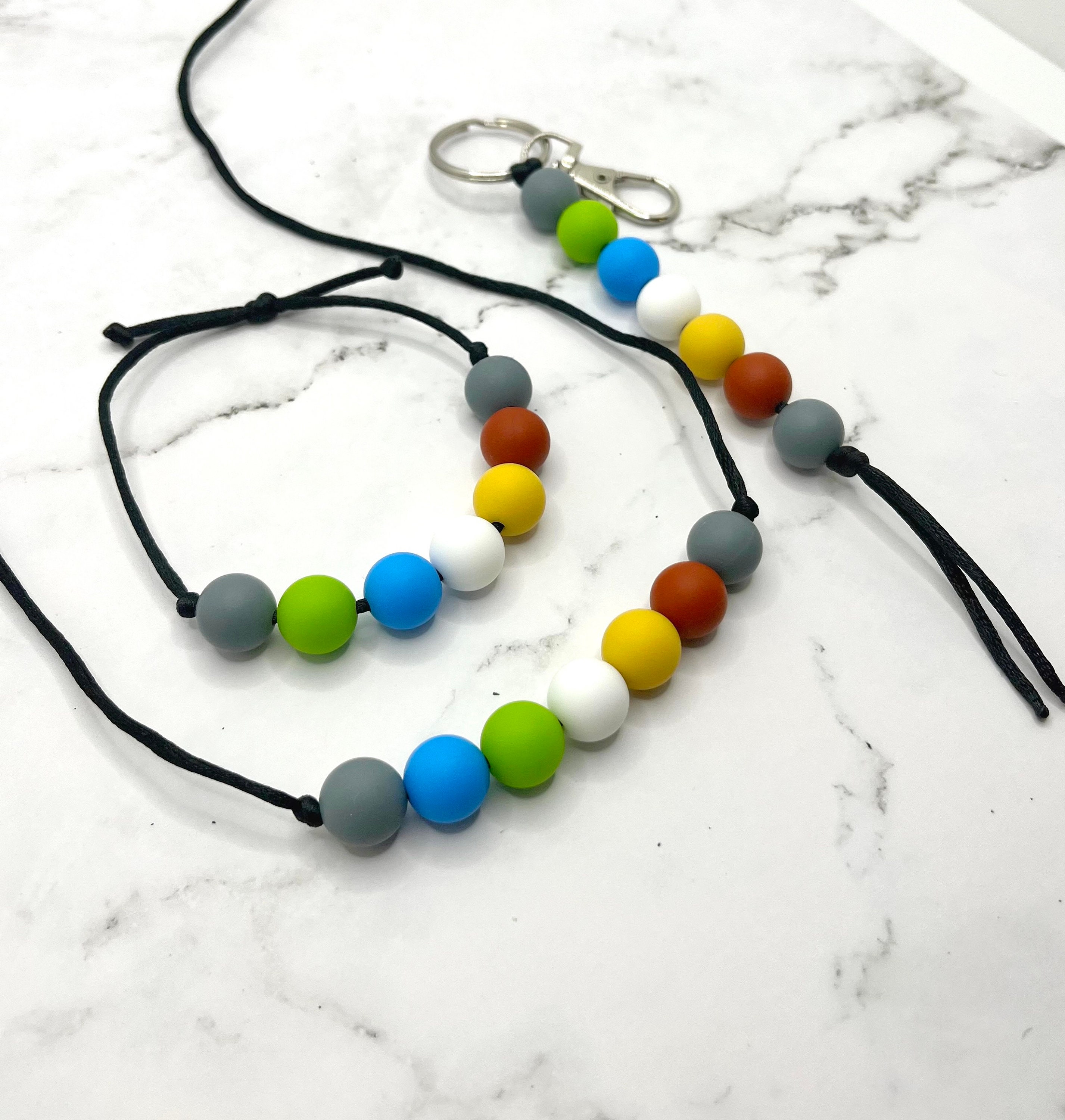 Disability Pride Fidget Jewelry Necklace/bracelet/keychain - Etsy