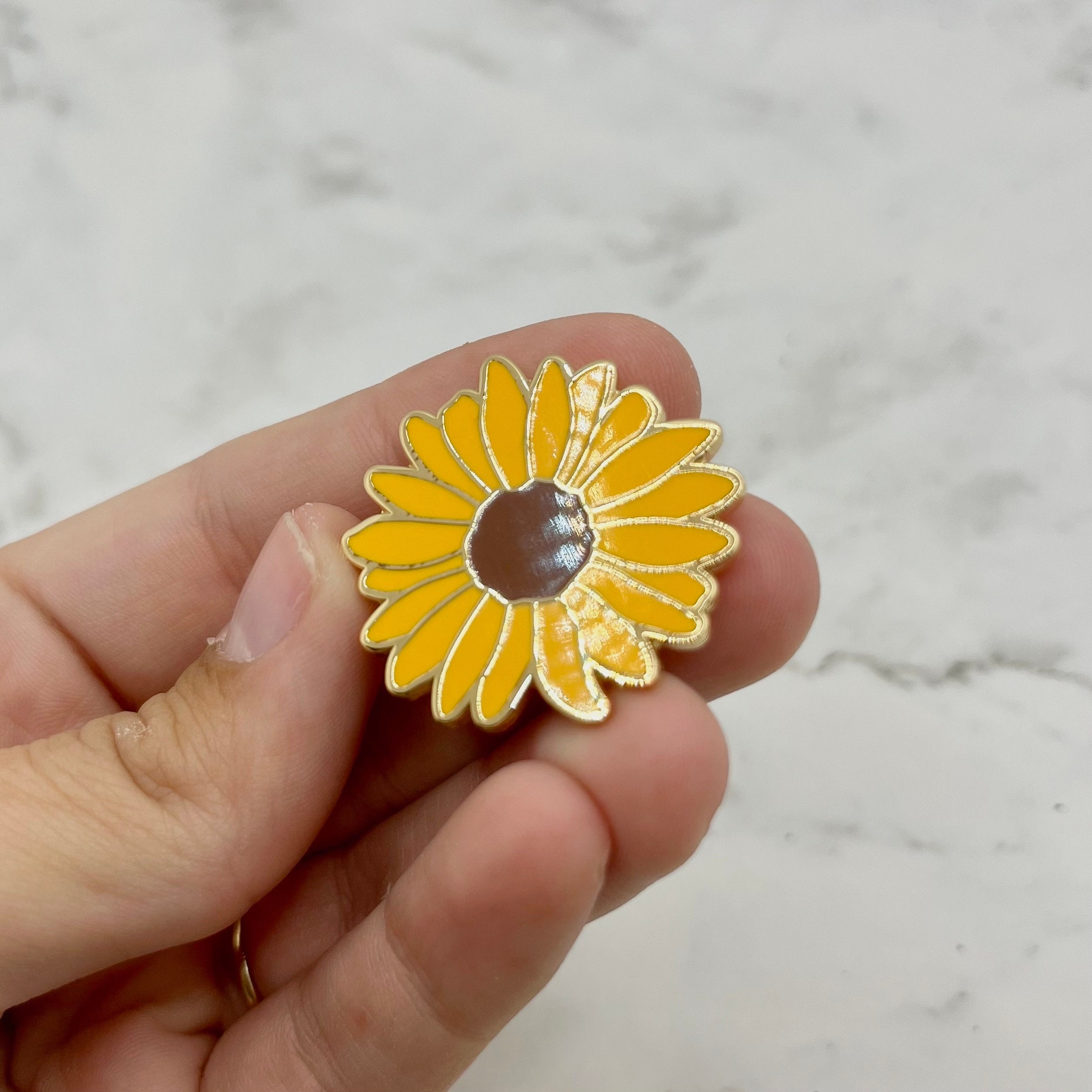 Yellow Flower Badge