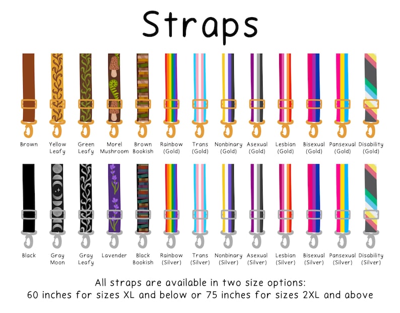 Straps for Customizable Ita Bags - Etsy