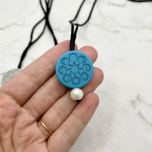 Exclusive Moon Phases Fidget Jewelry Necklace by Artisxan - Etsy