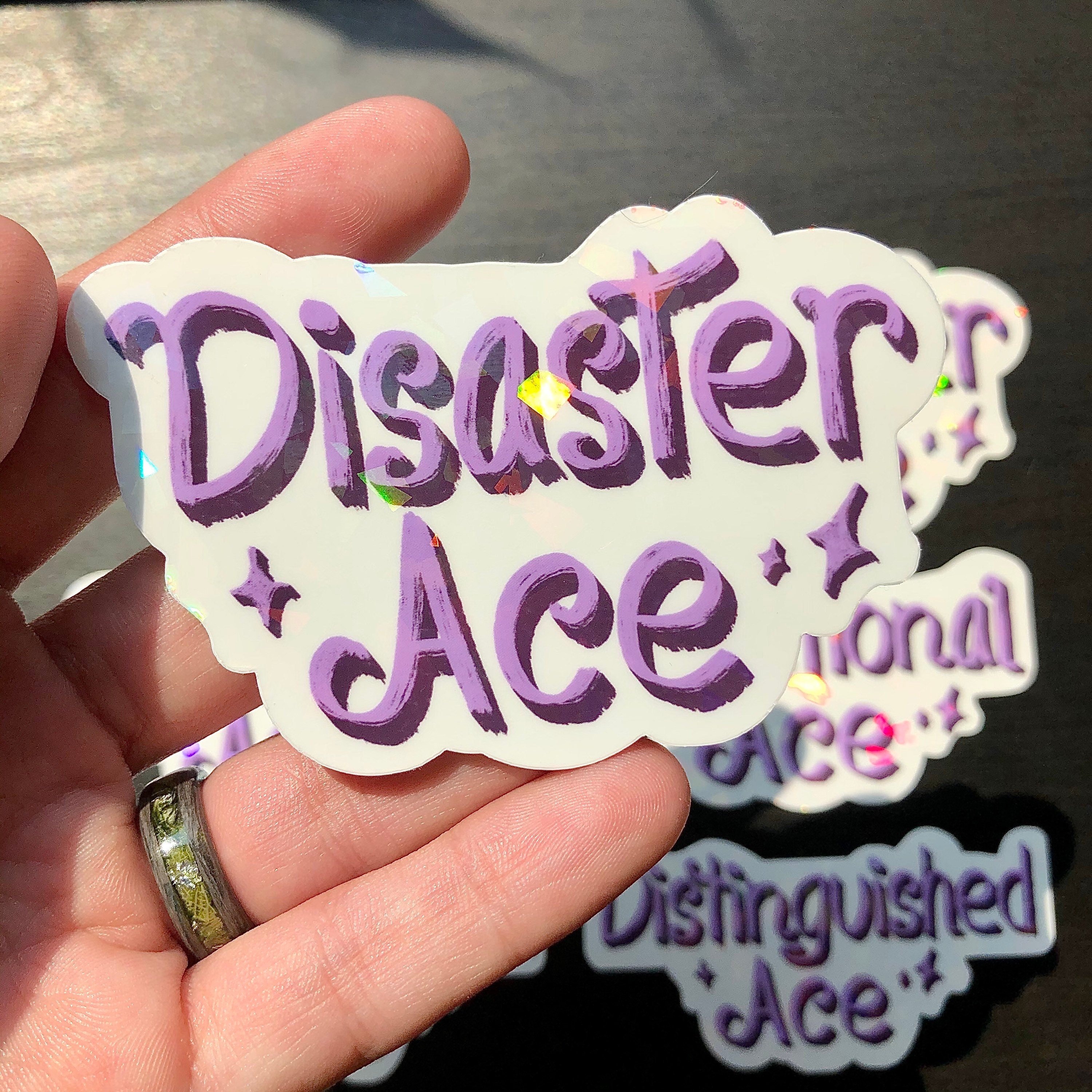 Ace Alignment Stickers disaster Ace Functional Ace - Etsy