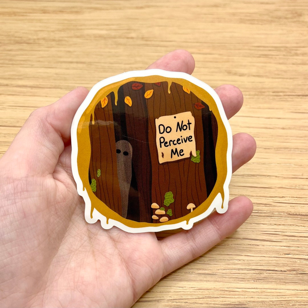 Do Not Perceive Me Cryptid Sticker - Etsy