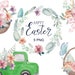 Watercolor Easter Clipart, Spring Clipart, Easter Eggs. Instant Digital ...