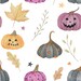 Halloween Watercolor Clipart Fall Pumpkin Autumn Clipart PNG - Etsy