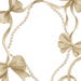 Beige Neutral Bows and Ribbons Collection Clip Art. Baby Shower ...