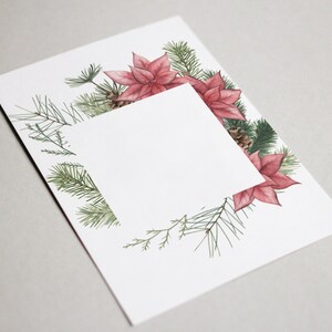 Winter Christmas Collection Clip Art. Watercolor Wreath, Border, Frame ...