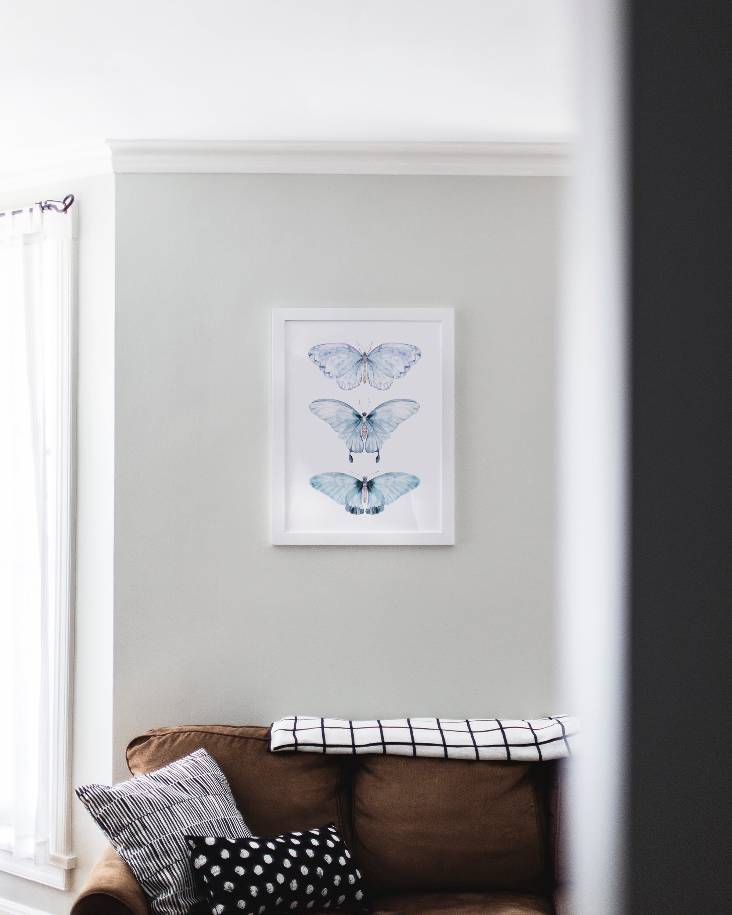 Butterfly Wall Art Butterfly Poster Watercolor Butterfly Print | Etsy